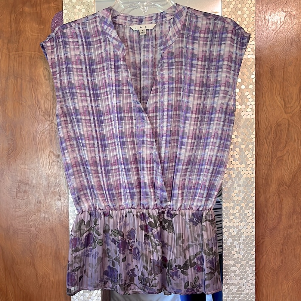 Cabi Eva Peplum Blouse. - Gem